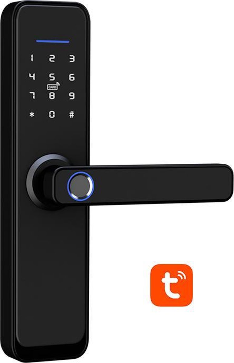 Slimme Deurslot - Smart Deurklink - INCLUSIEF Batterijen & App ...