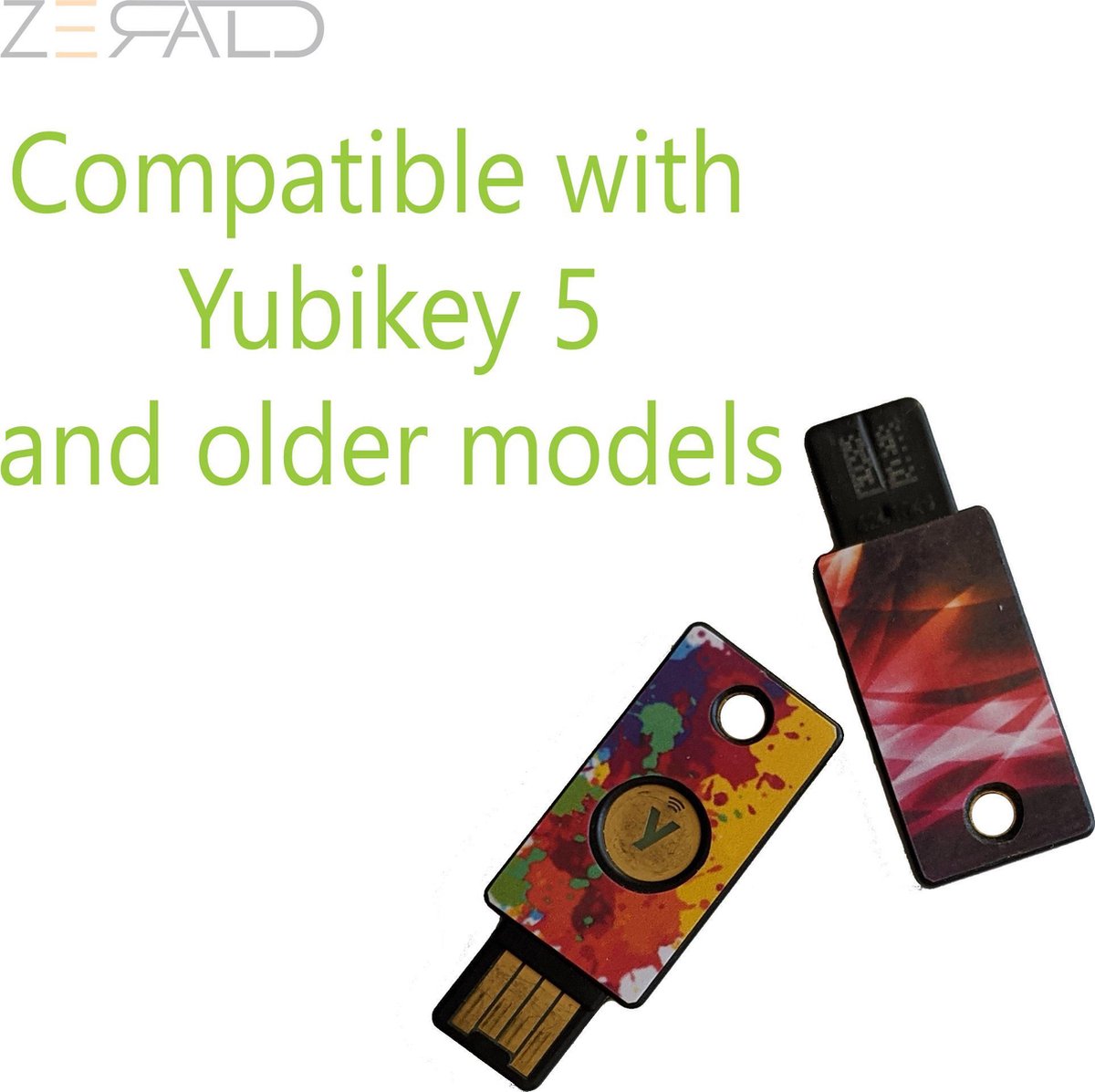 Zerald - 9 Yubikey cover - Yubikey-hoezen. Onderscheid en personaliseer ...