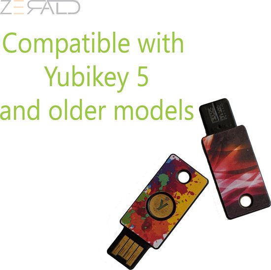 Zerald - 9 Yubikey cover - Yubikey-hoezen. Onderscheid en personaliseer ...