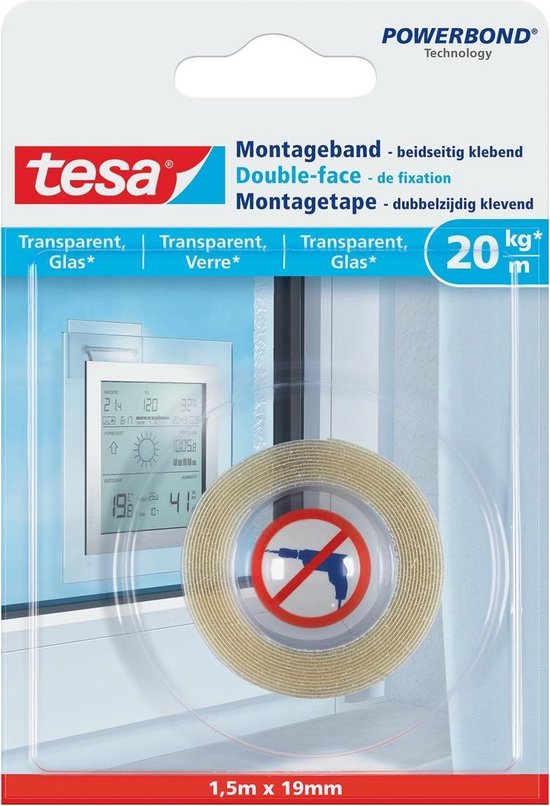 POWERBOND TAPE TRANSPARANT | bol