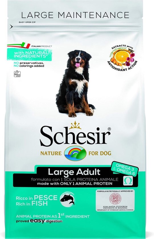 Schesir Large Maintenance Vis - Hondenvoer - 12 kg | bol.com