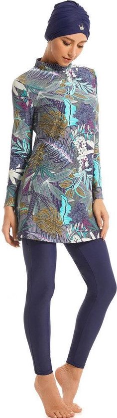 Nezr® Burkini Islamitisch Zwempak - Zwempak Dames - Boerkini Moslima ...