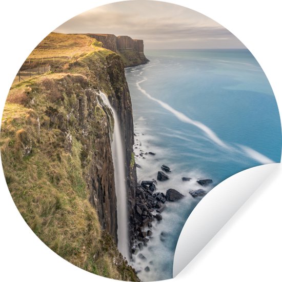 WallCircle - Muurstickers - Behangcirkel - Kliffen van Skye, Schotland ...