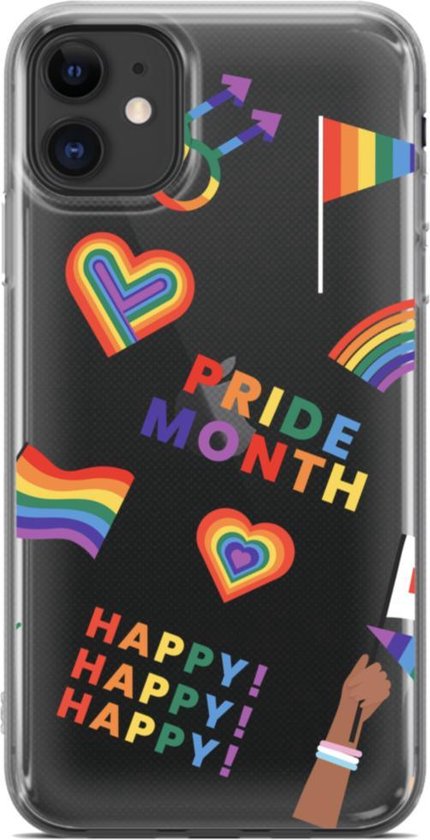 ShieldCase Happy Pride Month geschikt voor Apple iPhone 11 | bol.com