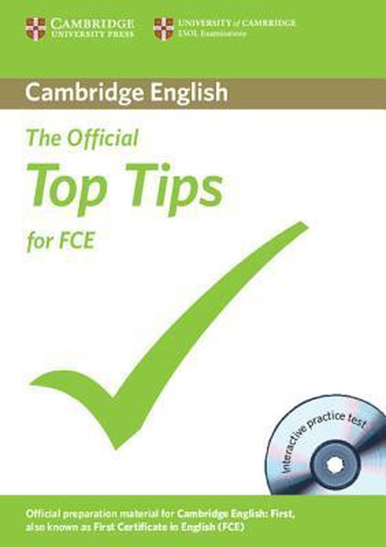 The Official Top Tips for FCE with CD-ROM | 9781906438760 | University ...