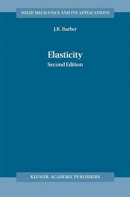 Elasticity | 9781402009662 | J. R. Barber | Boeken | bol