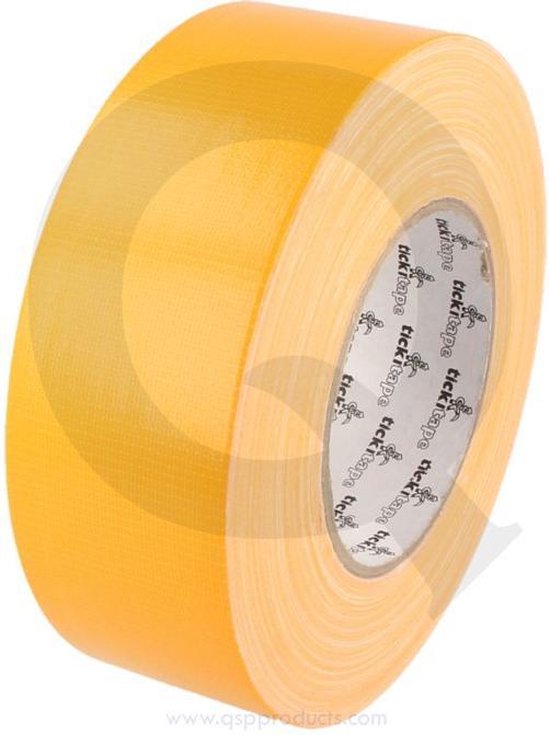Tank tape 50m x 50 mm geel | bol
