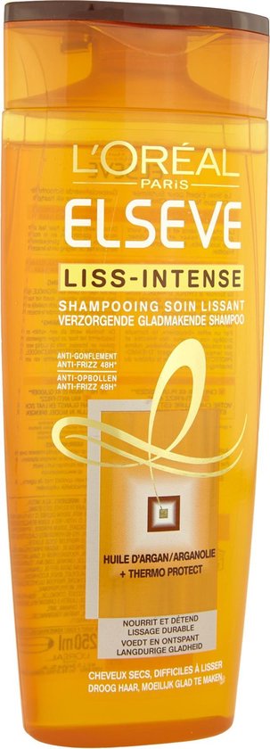 L’Oréal Paris Elsève Liss-Intense Shampoo - Moeilijk te Stijlen, Droog ...