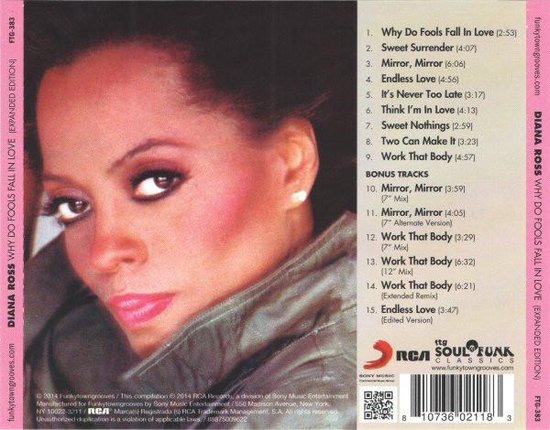 Why Do Fools Fall In Love, Diana Ross | CD (album) | Muziek | bol.com