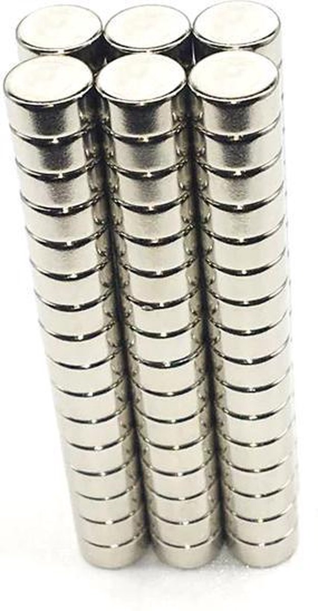 Sterke magneten - rond – 8x5mm – 50N Sterk magneetjes - 20 stuks ...