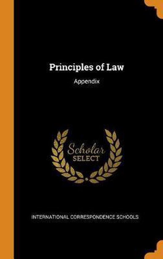 Principles of Law | 9780343802240 | Boeken | bol.com