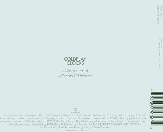 Clocks, Coldplay | Muziek | bol