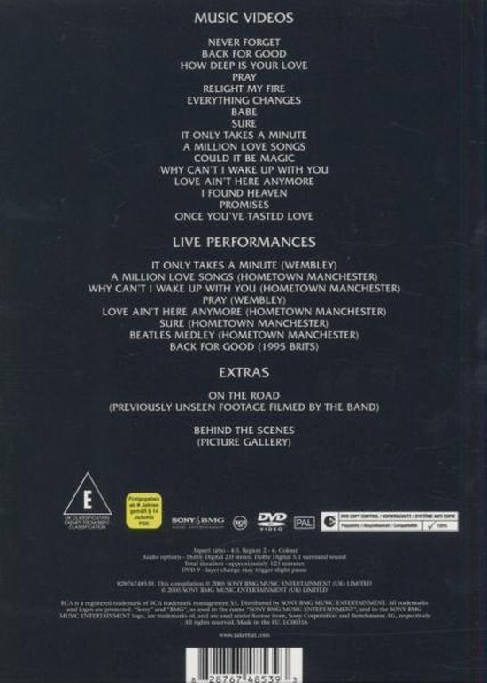 Take That - Never Forget - Ultimate Collection (Dvd) | Dvd's | bol Take That - Never Forget - Ultimate Collection (Dvd) | Dvd's | bol