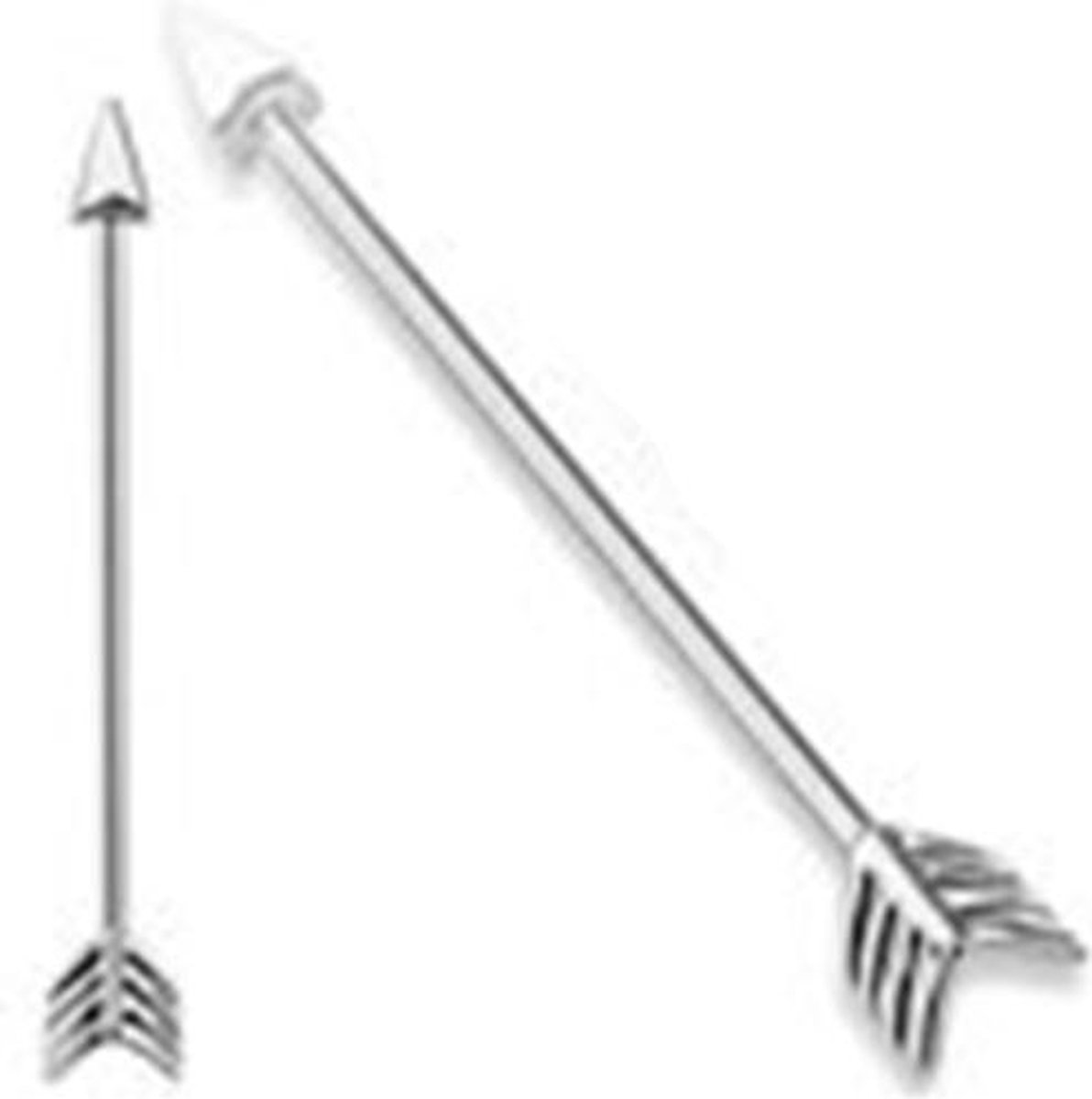 Industrial piercing pijl | bol.com