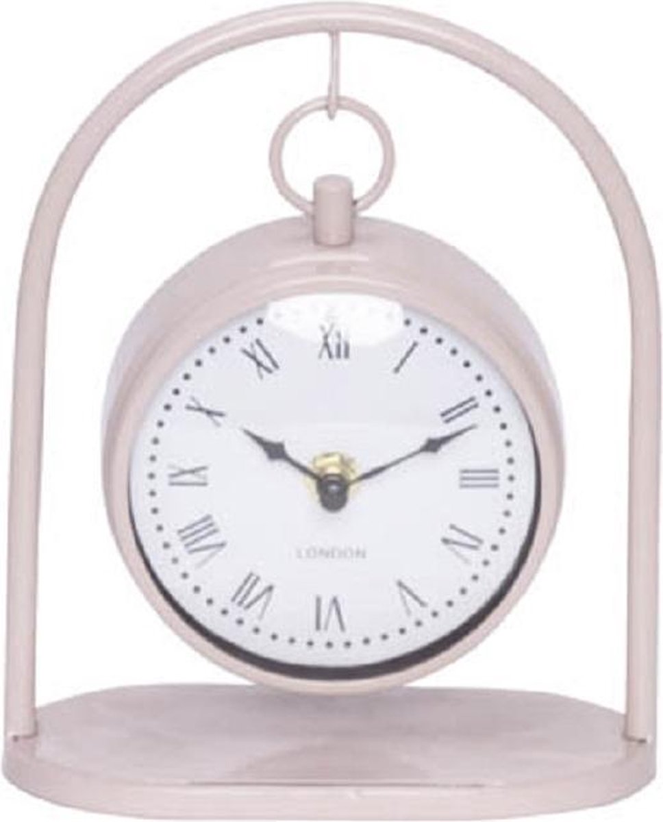 Creative Decoration Desk / Living room clock Pink, 16 x 8.5 x H19.5 cm ...