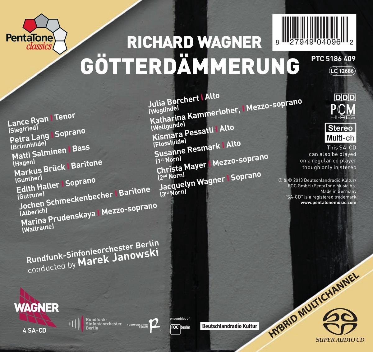 Marek Janowski - Richard Wagner: Götterdämmerung (4 Super Audio CD ...