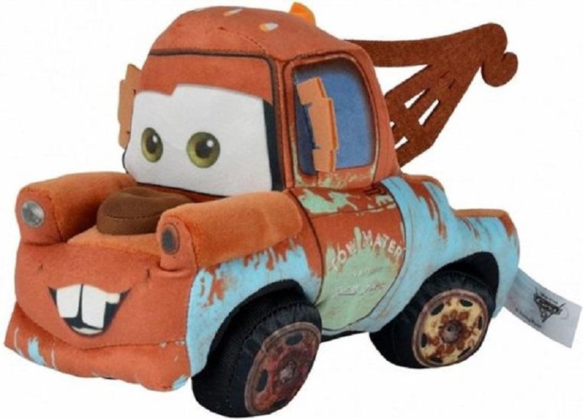 Disney Cars knuffel Takel - 25 cm - Bruin - Met Display | bol