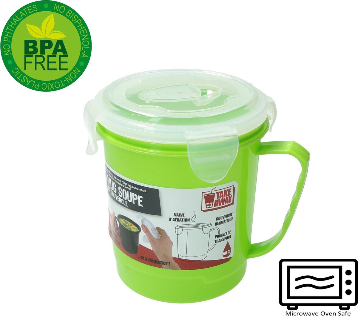 Cook Concept Magnetron soepbeker - groen | bol.com