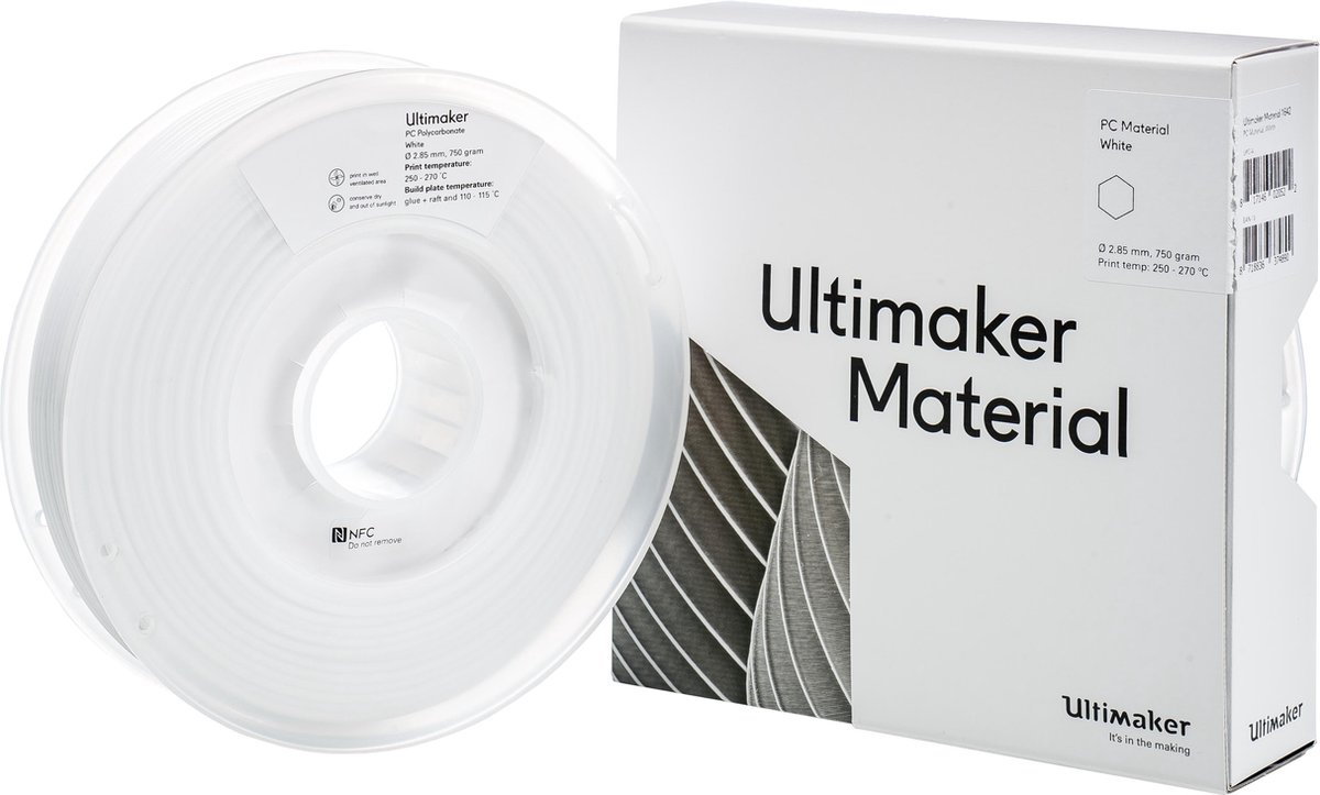 Ultimaker PC 750gr White | bol.com