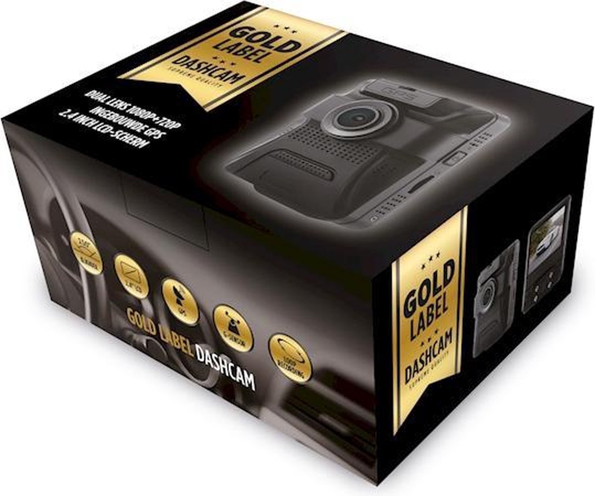 Hikvision Gold Label Dashcam | Dual Lens| 1080p + 720p | GPS | bol