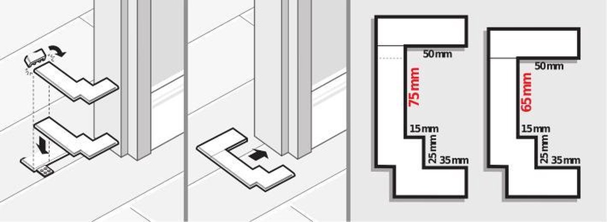 Kozijnplint wit | bol.com