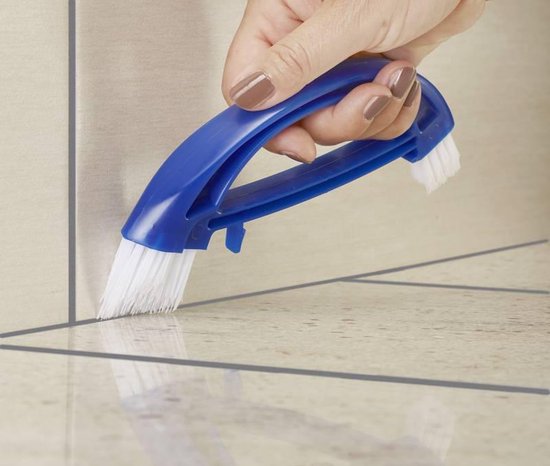 Westfalia 2-in-1 voegenborstel, blauw, wit | bol.com
