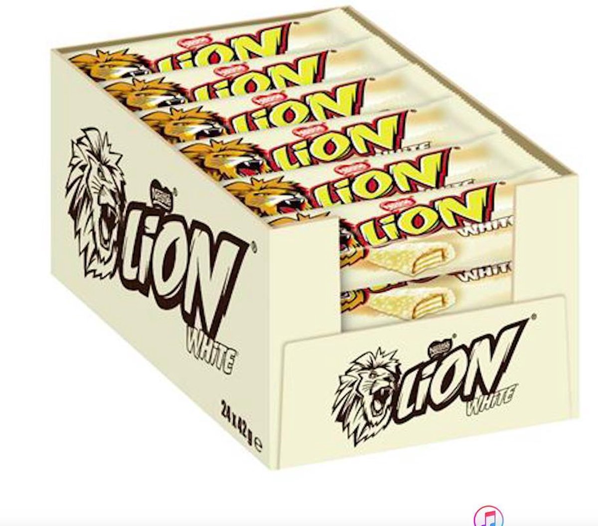 Lion - Chocoladereep White - 24 Repen | bol