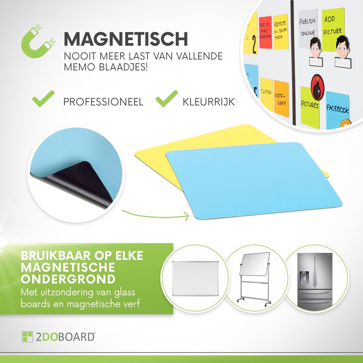 2DOBOARD Scrum Whiteboard Magneten 7,5 x 7,5 cm - 25 stuks - Rood ...