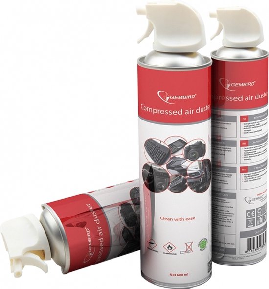 Gembird - Spuitbus met perslucht (600ml) | bol.com