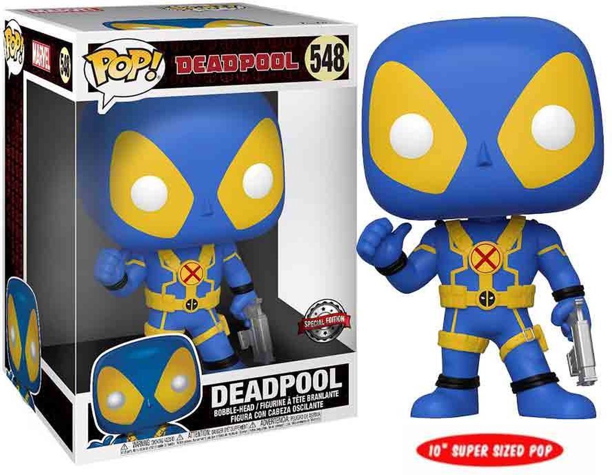 Funko Pop - Blue Deadpool Thumbs Up 25cm | bol.com