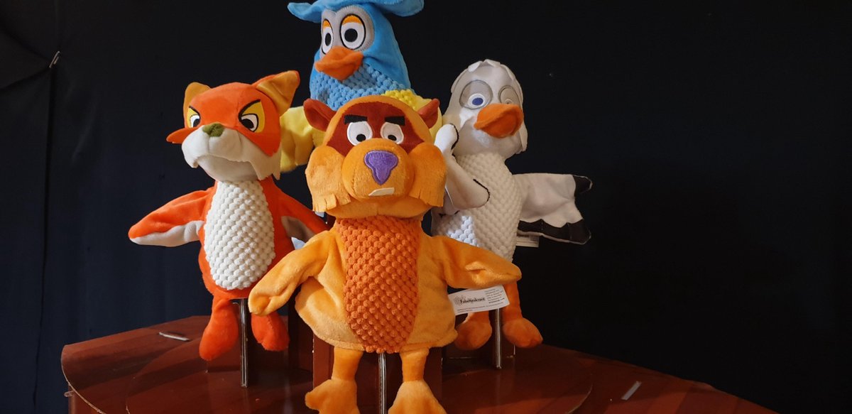 Handpop fabeltjeskrant Bor de Wolf - handpop - Wolf - Bosdieren ...