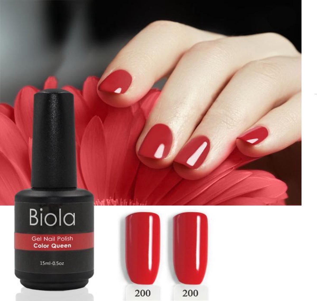 Biola UV Gel Nagellak - 200 Color Queen | bol.com