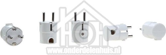 Universeel Stekker Wit 16A haaks RA 61296 | bol