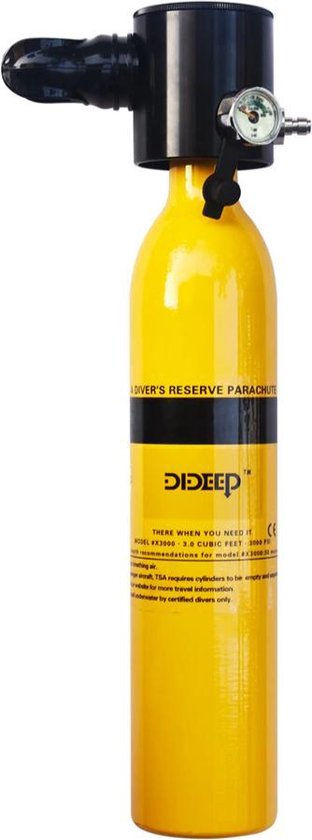 Duiken | Zuurstoftank | Duikfles | Hervulbaar |3.0 cuft/85 liter | bol