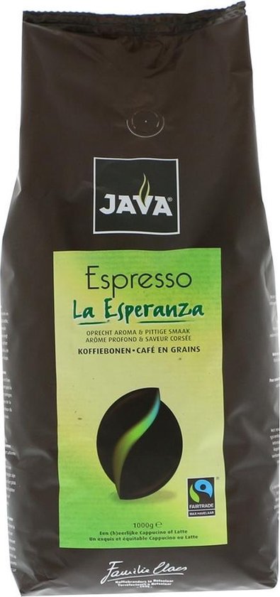 JAVA LA ESPERANZA MAX HAVELAAR ESPRESSO KOFFIEBONEN 1KG | bol
