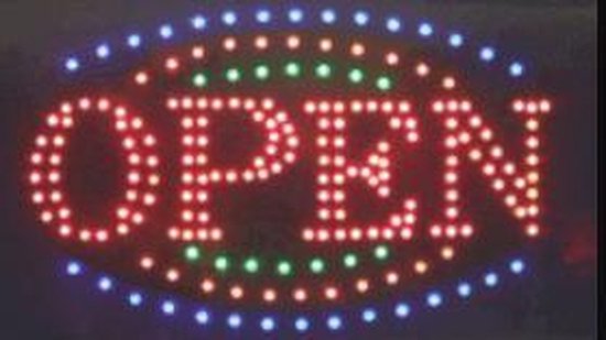 LED BORD ' OPEN ' AFM. XL | bol.com