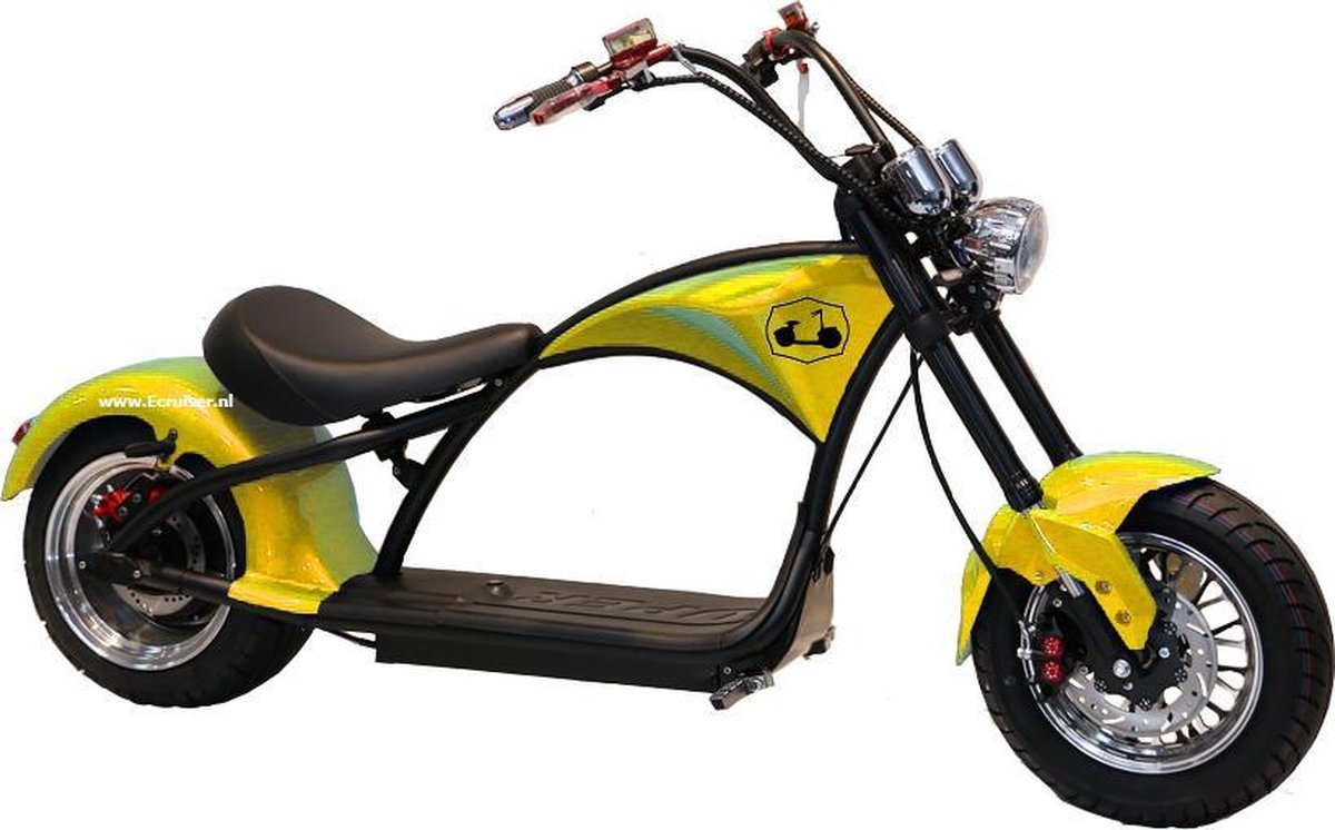 Ecruiser® Echopper | Metalic Geel | Elektrische Scooter | bol.com