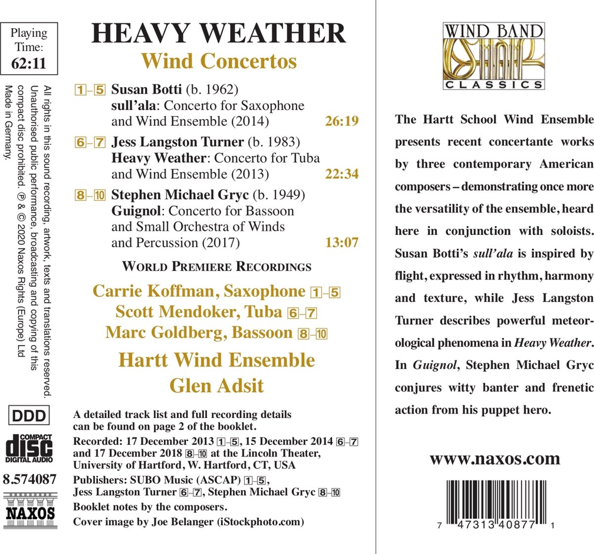 Carrie Koffman - Scott Mendoker - Heavy Weather (CD), Glen Adsit ...