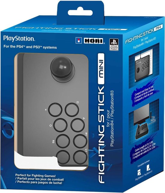 bol.com | Hori Fighting Stick Mini - PS5/PS4 - Zwart