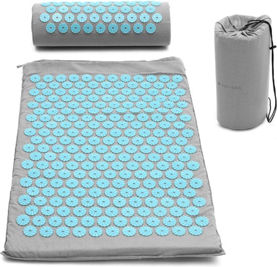 Spijkermat Set met Spijkerkussen - Acupressuur Mat - Spijkerbed ...