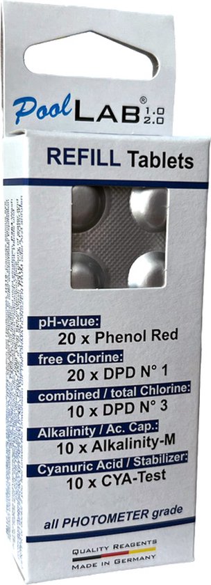 Pool Lab watertester navullingstabletten | bol