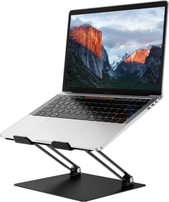 Laptop Standaard Verstelbaar - Aluminium - Ergonomisch - Compatibel met ...