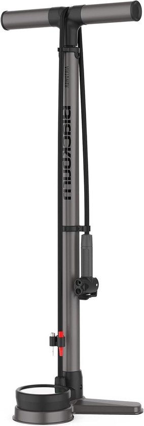 Fietspomp Vloerpomp Airtower Grijs - Krachtig | bol
