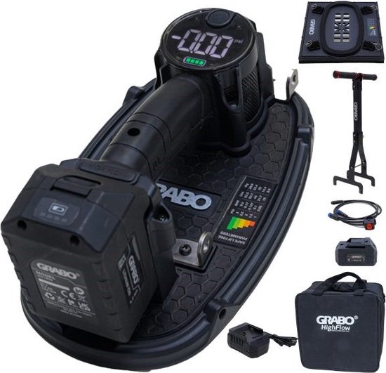GRABO High Flow - Elektrische draagbare vacuümzuiger - Handgereedschap ...