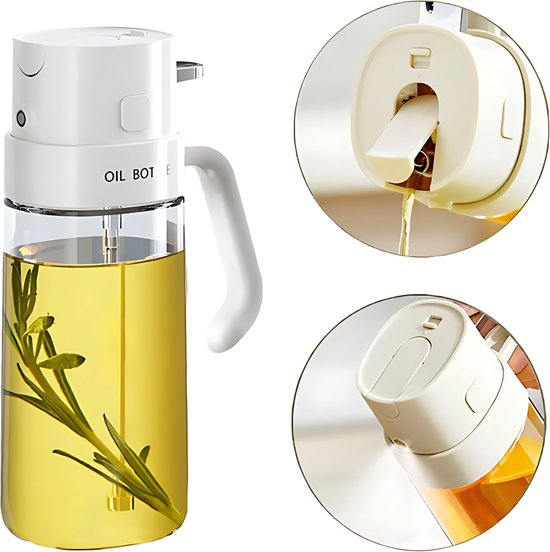 Olijfolie sprayer – 2 in 1 spray – giet functie – olie sprayer - BBQ ...
