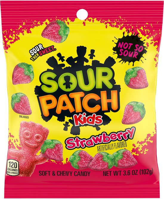 Sour Patch Kids Strawberry (12 x 102g) | bol