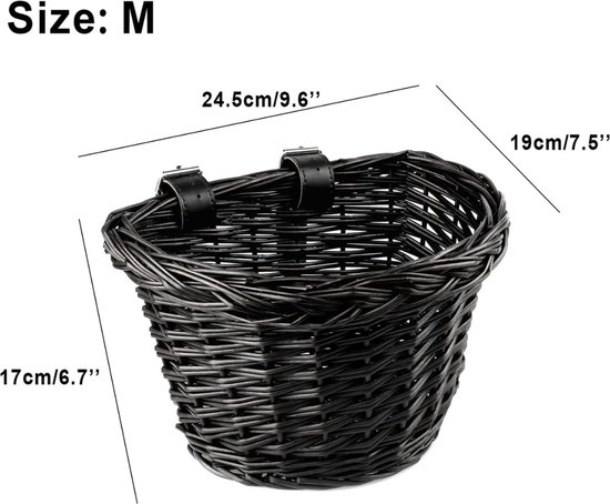 Equivera Fietsbak - Fietsmand - Fietskrat - Fiets Mand - Fietsmanden ...