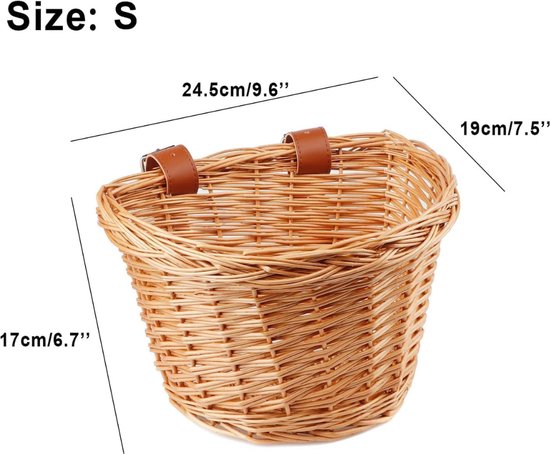 Equivera Fietsbak - Fietsmand - Fietskrat - Fiets Mand - Fietsmanden ...