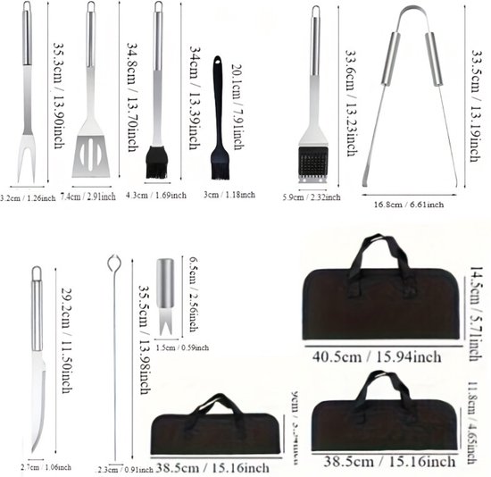 Nivard Barbeque Set - Barbecueset - Barbecue - Barbecues - BBQ ...