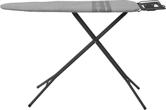 Blokker Strijkplank M - zwart - 122 x 38 cm - in 9 hoogtes verstelbaar ...